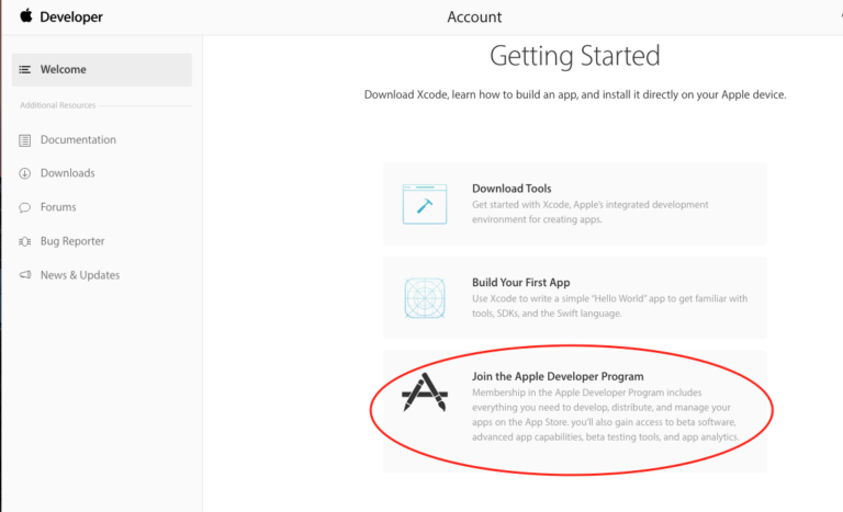Apple Developer Account – AppDirect24